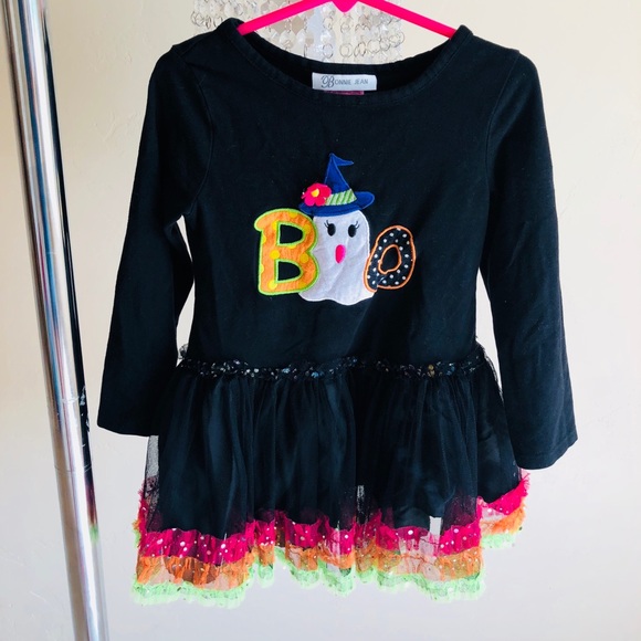 Shirts & Tops | Boo Cute Halloween Shirt Dress With Tutu | Poshmark